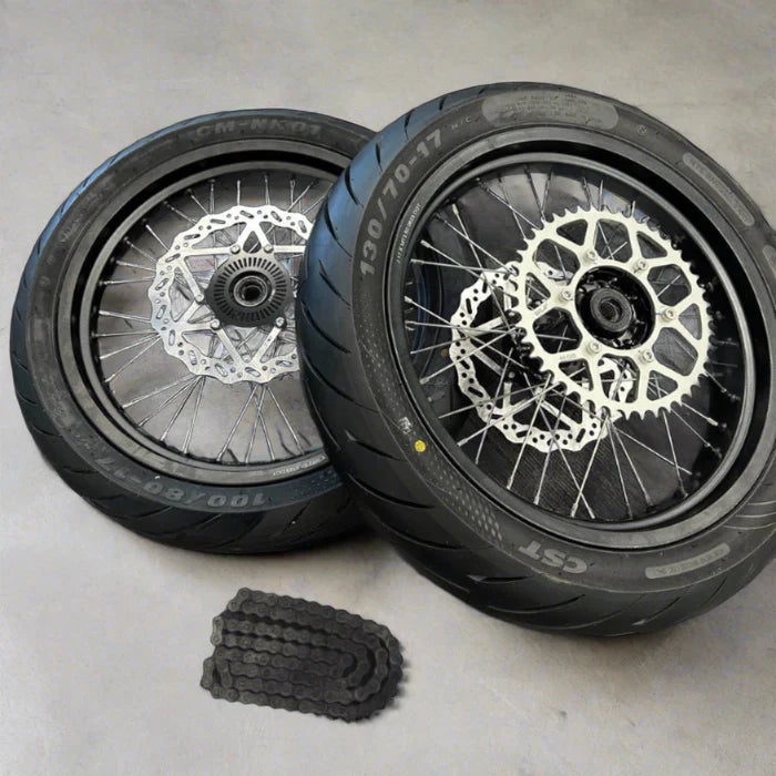 Surron Ultra Bee Supermoto Wheel Set 17" – Rent EBoards Houston